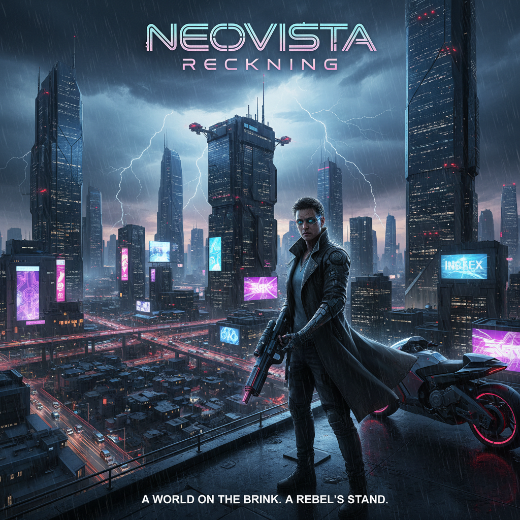 Neon Fracture Rebellion - 3D Open World by Jabali AI