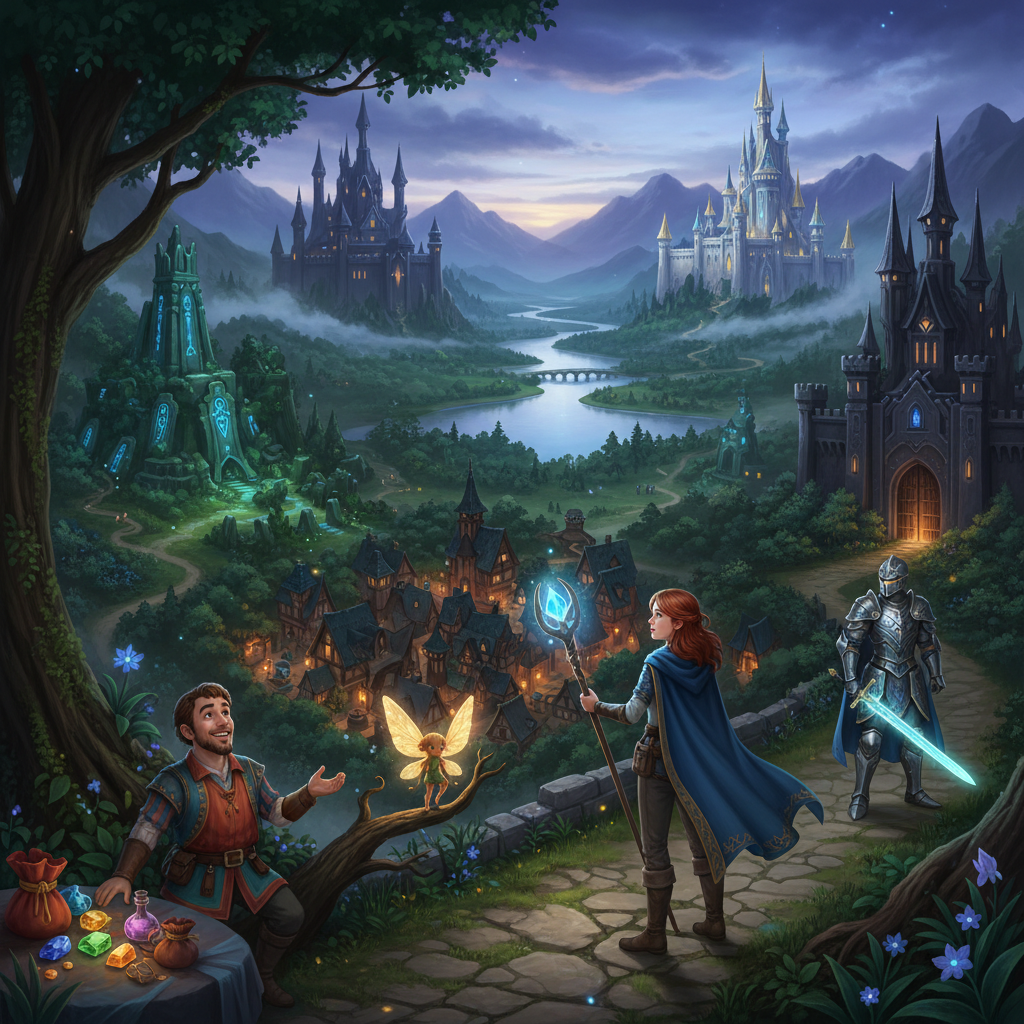 Realm of the Enchanted - Adventure RPG by Jabali AI
