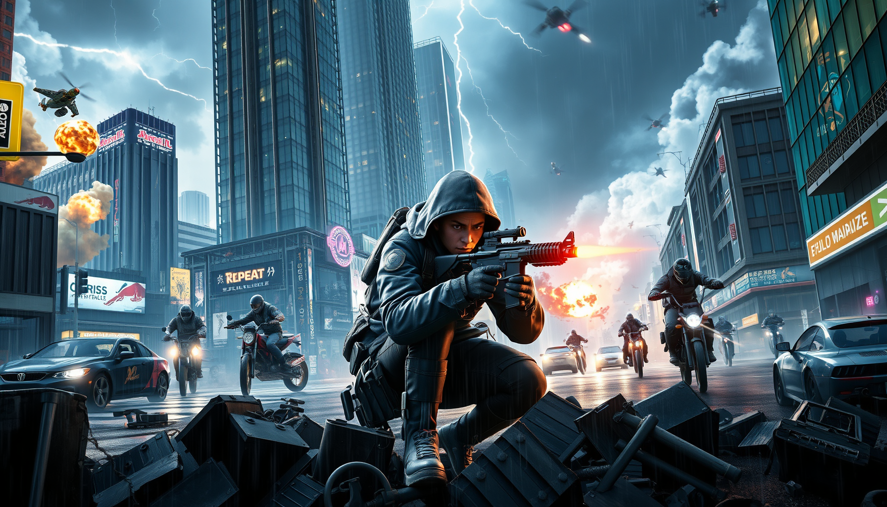 Urban Reignfall - 3D Open World by Jabali AI