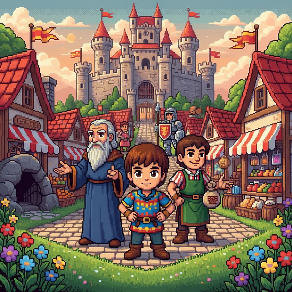 Max's Pixel Quest - Adventure RPG by Jabali AI