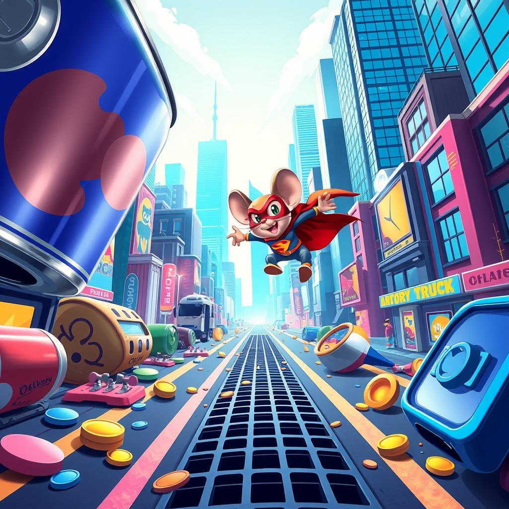 Mighty Mouse Rush - Rhythm Platformer by Jabali AI