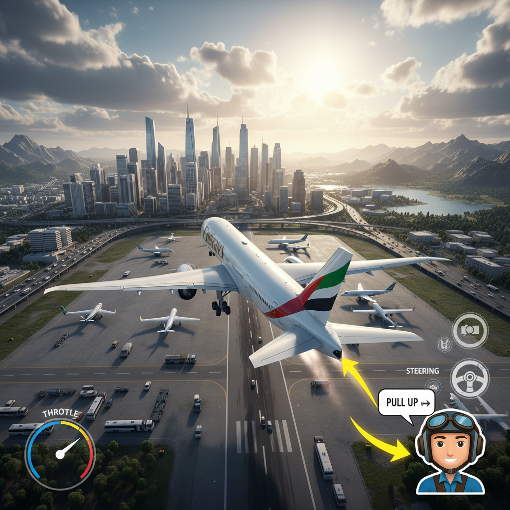 Emirates Flight Explorer - 3D Open World by Jabali AI