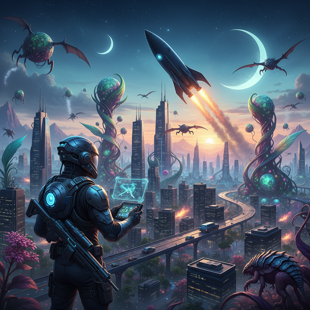 Starbound Vistas - 3D Open World by Jabali AI