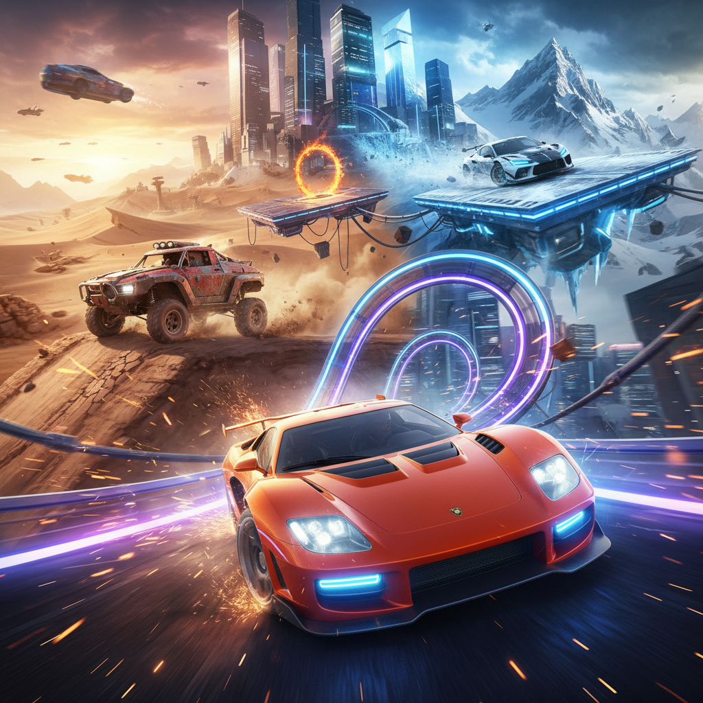 Extreme Drift Stunt Arena - 3D Racing by Jabali AI