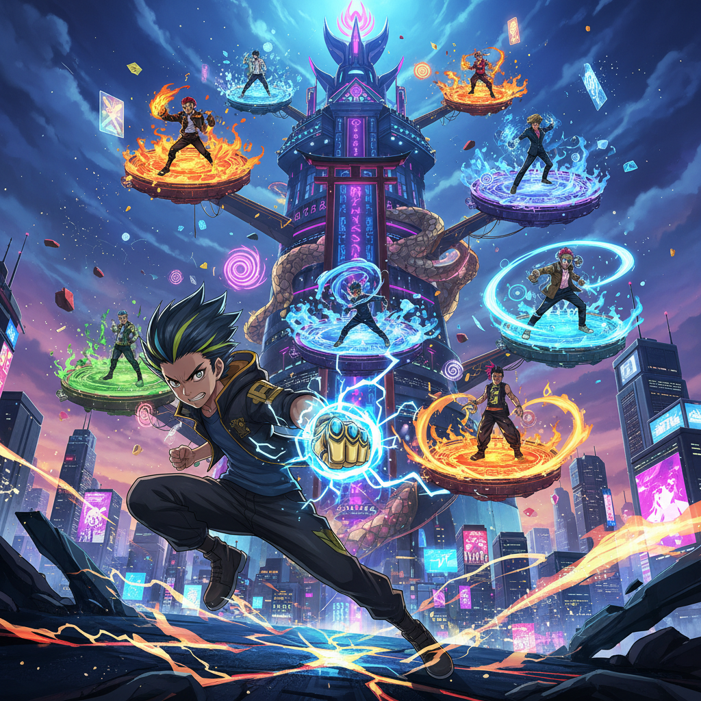 Neon Arena Vanguard - Dungeon Crawler RPG by Jabali AI