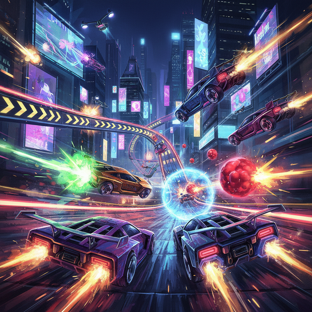Neon Rivals - 3D Racing by Jabali AI