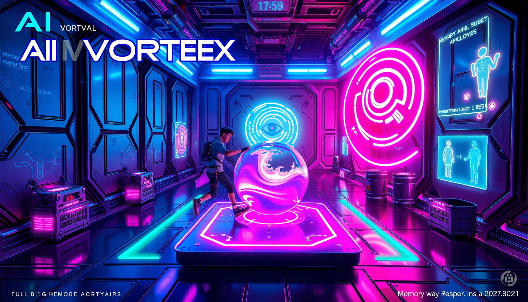 Neon Loop: VORTEX Protocol - Grid-Based Puzzle by Jabali AI