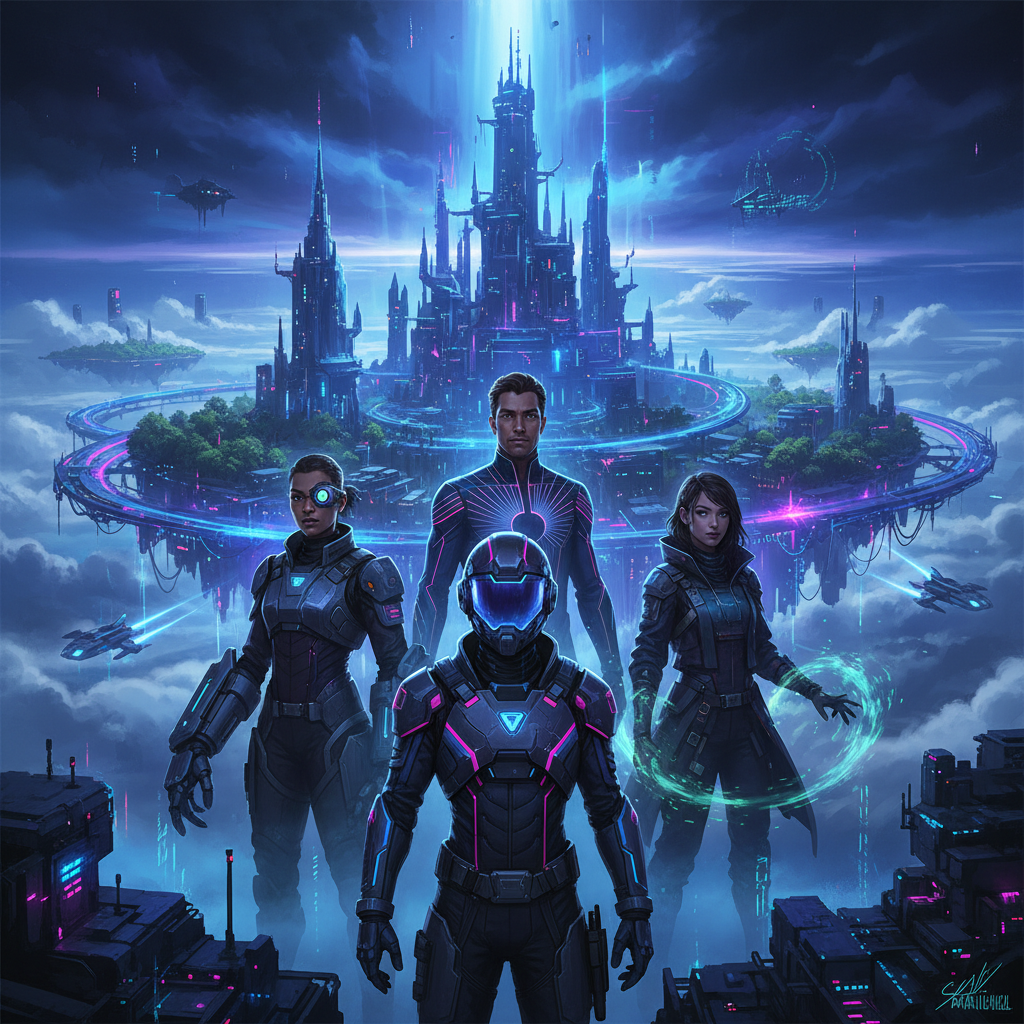 Neon Skies Alliance - Adventure RPG by Jabali AI