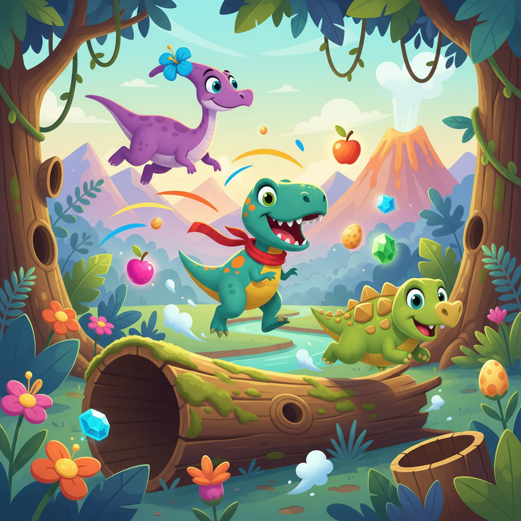 Dino Dashway Wonders - Endless Tapping by Jabali AI