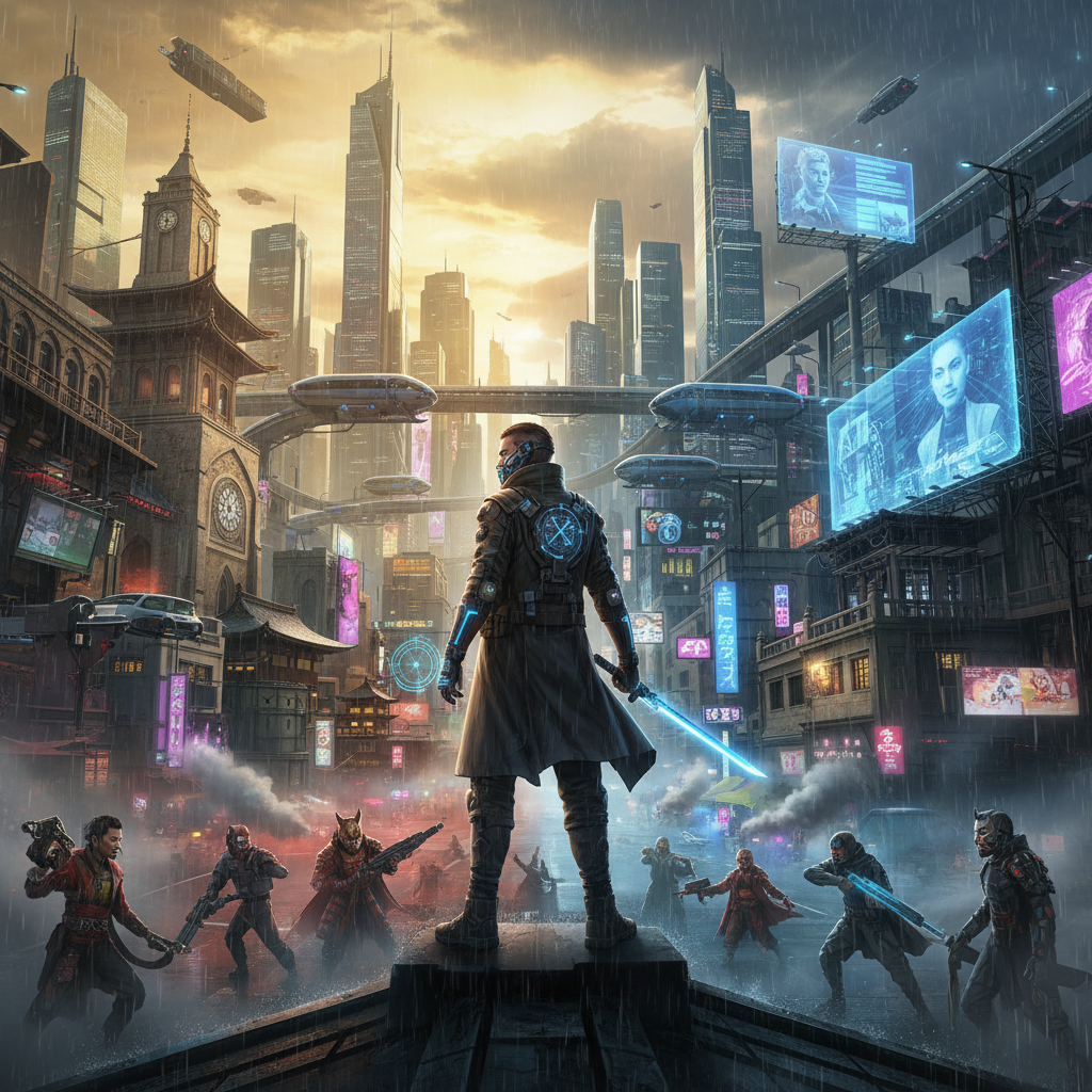 City of Confluence - 3D Open World by Jabali AI