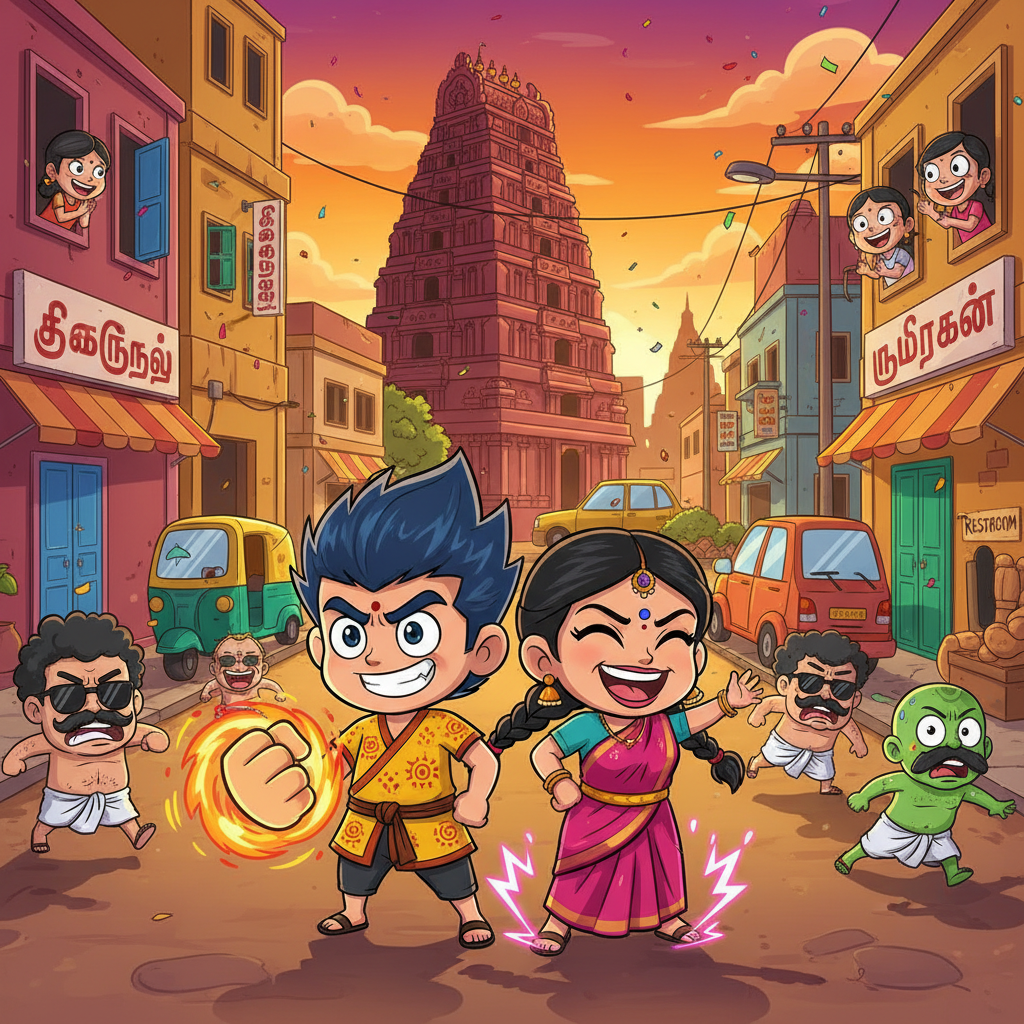 FIGHTER: Face-Off Tamil - 3D Open World by Jabali AI