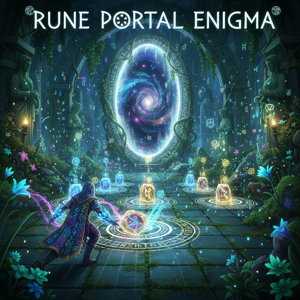 Rune Portal Enigma - Grid-Based Puzzle by Jabali AI