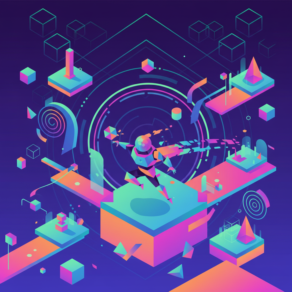 Prism Pulse Odyssey - Rhythm Platformer by Jabali AI