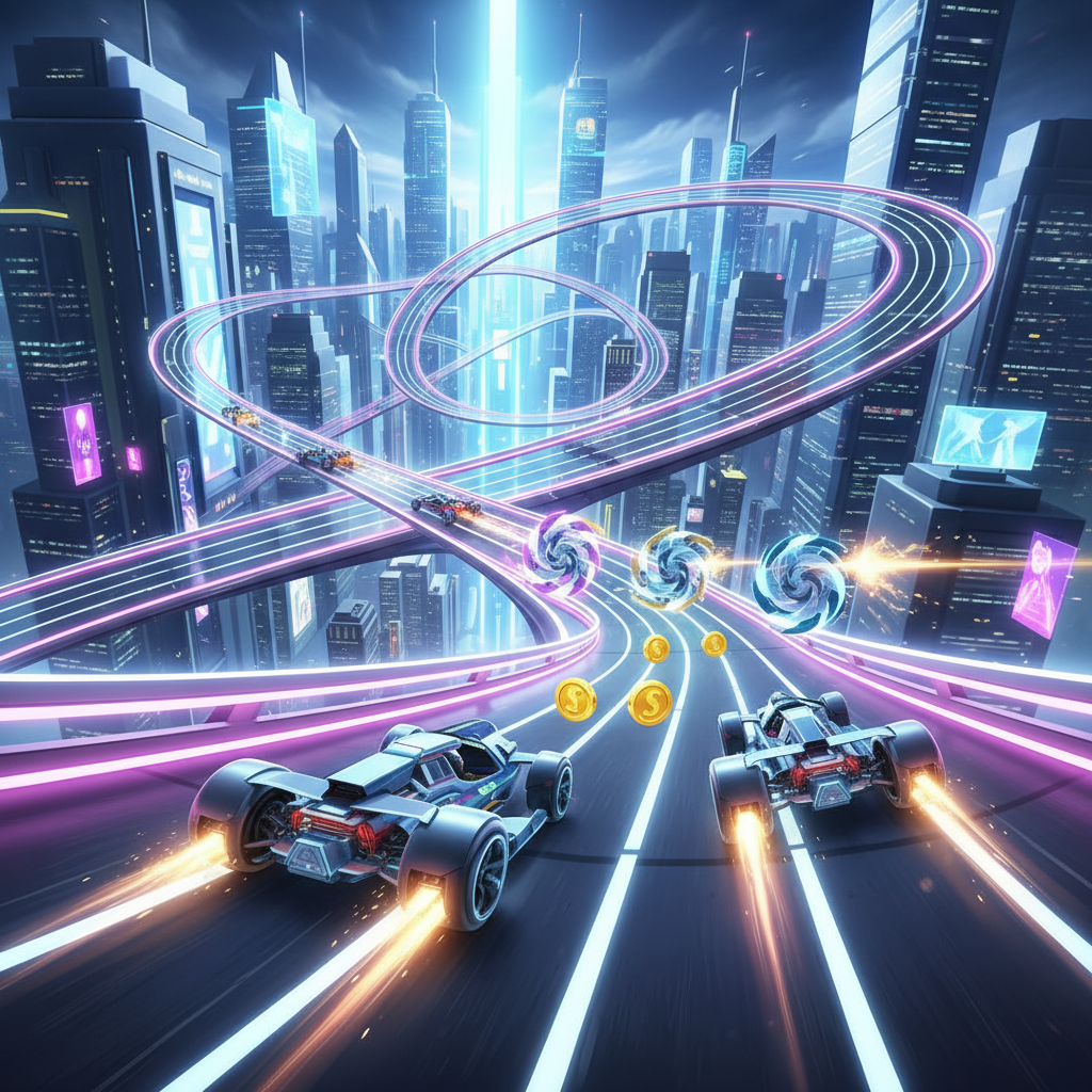 Neon Velocity: Survival Run - 3D Racing by Jabali AI