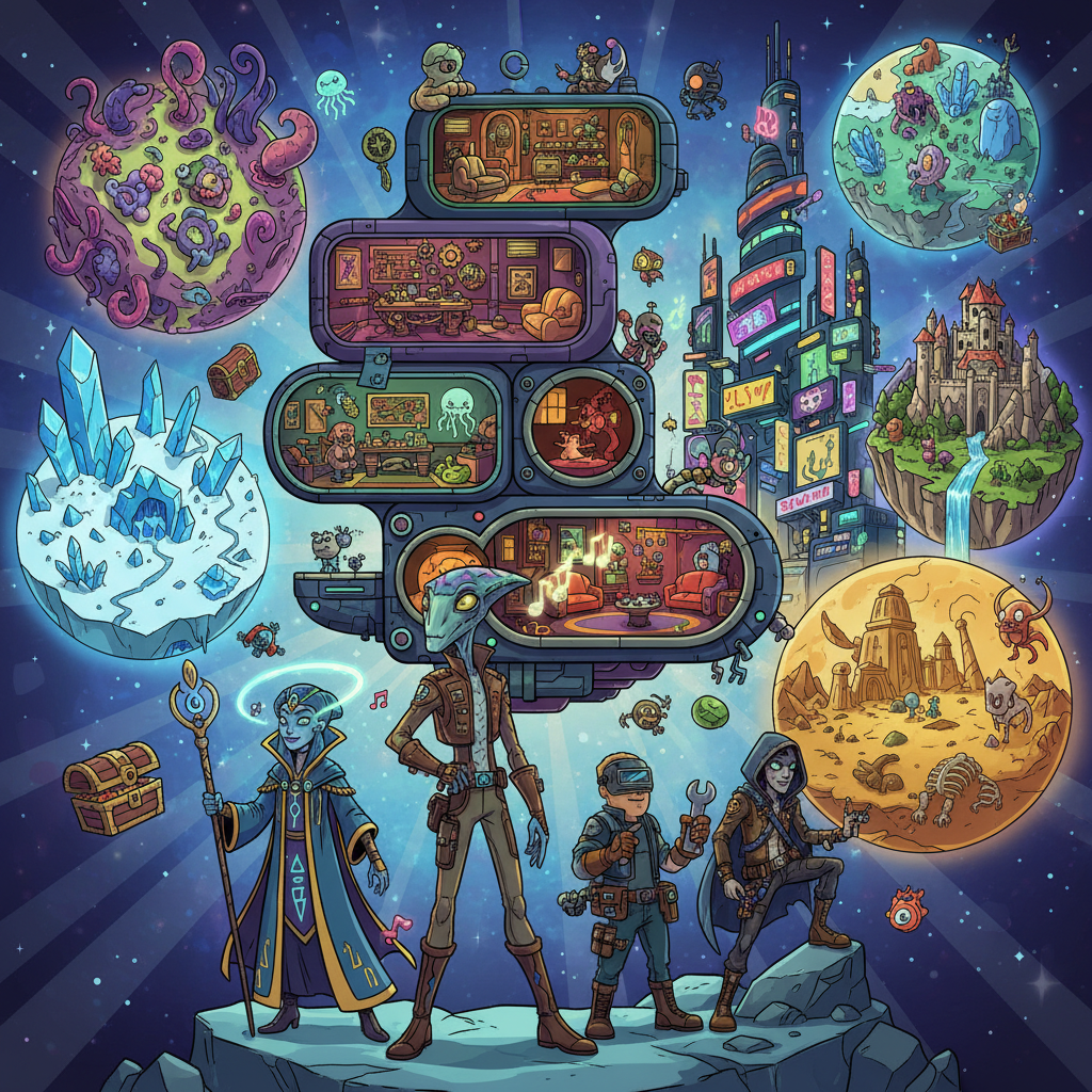 Galactic Frontier Saga - Adventure RPG by Jabali AI