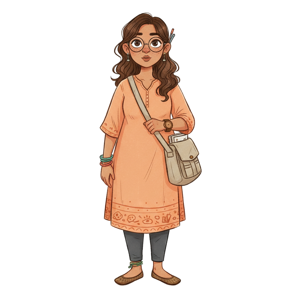 Anaya Desai - Character Life Simulation by Jabali AI