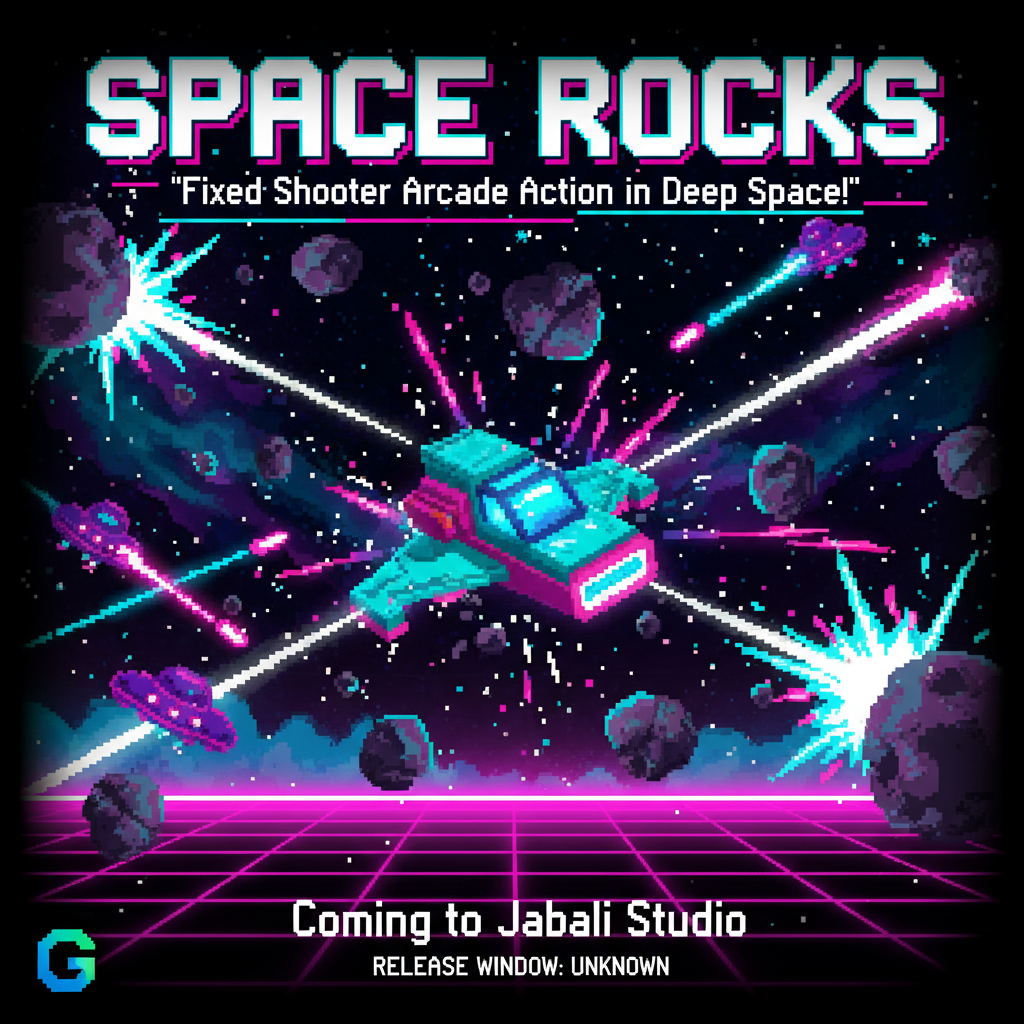 Space Rocks - Fixed Shooter Arcade by Jabali AI