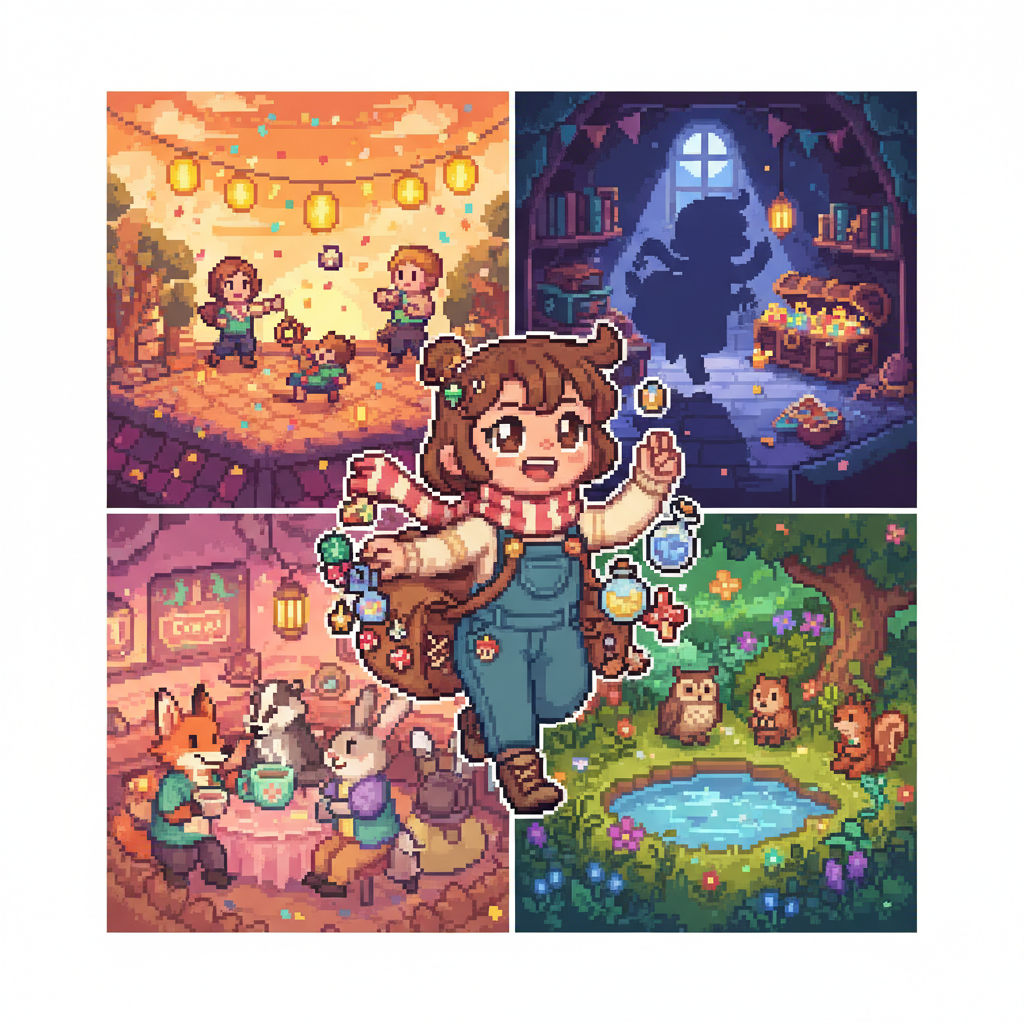 Pip's Cozy Routes - Dungeon Crawler RPG by Jabali AI