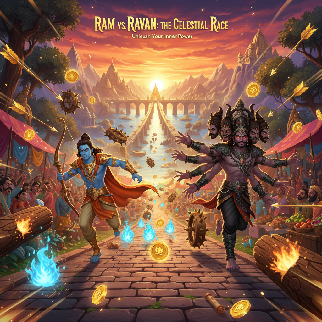 Epic Run: Ram vs Ravan - Crossing Arcade by Jabali AI