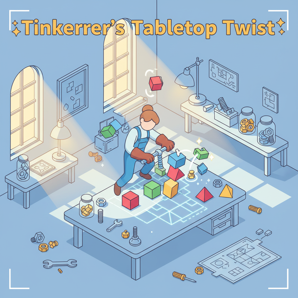 Tinkerer’s Tabletop Twist - Grid-Based Puzzle by Jabali AI