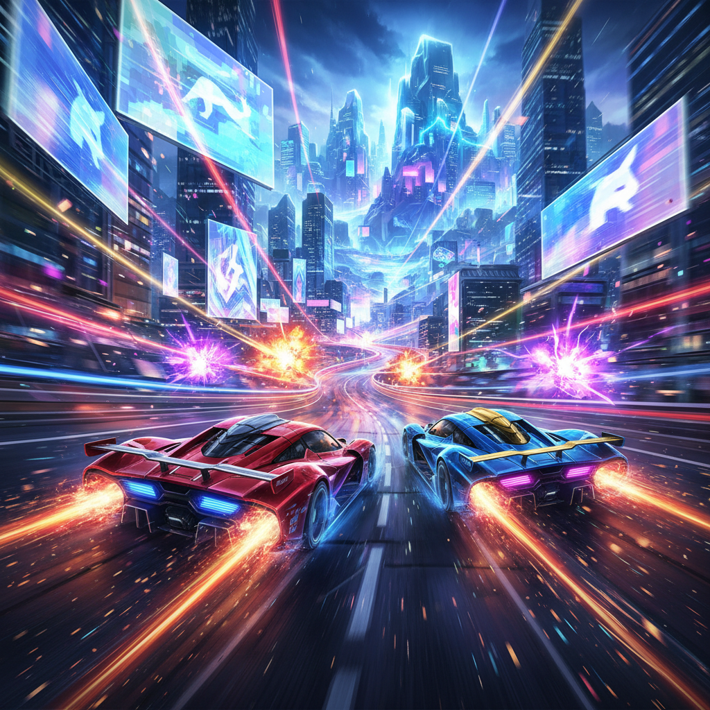 Neon Gear Rivals - 3D Racing by Jabali AI