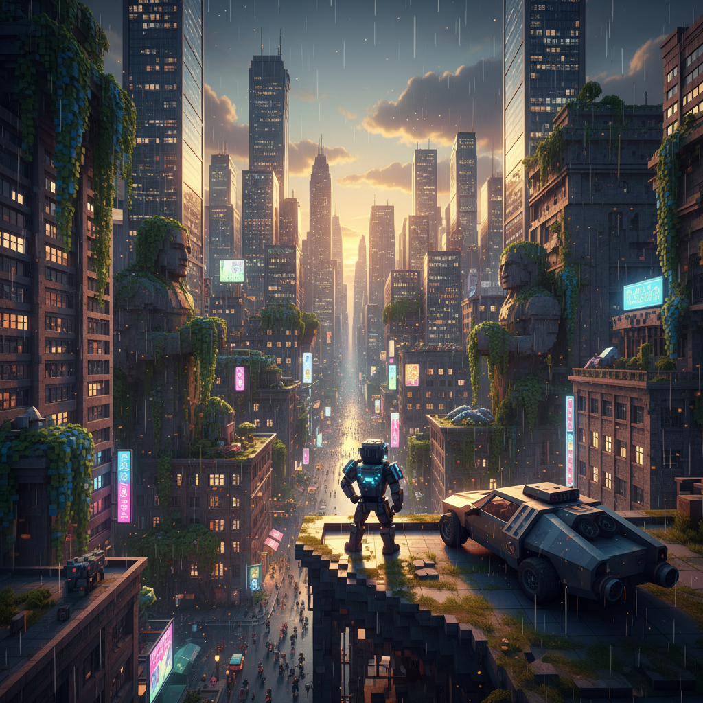 City of Forgotten Blocks - 3D Open World by Jabali AI