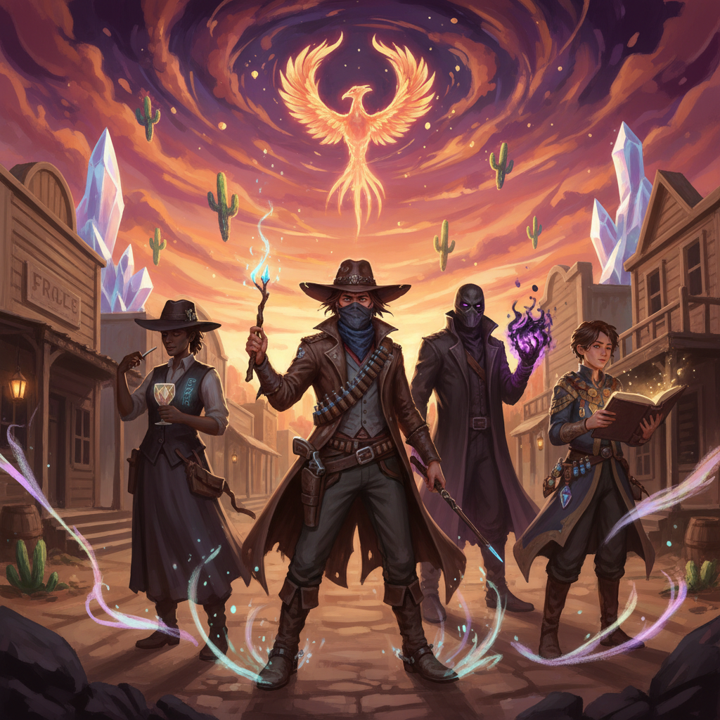 Phoenix Spur: Magic at High Noon - Adventure RPG by Jabali AI