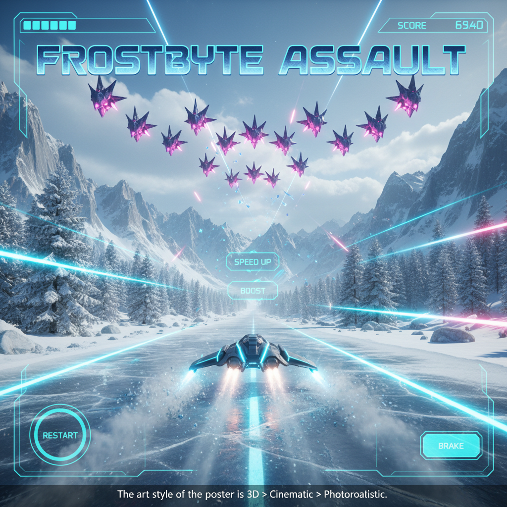 Frostbyte Assault - Fixed Shooter Arcade by Jabali AI