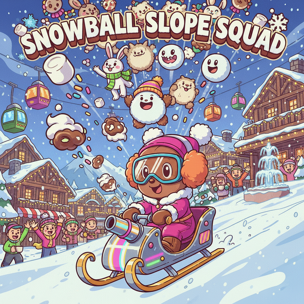 Snowball Slope Squad - Fixed Shooter Arcade by Jabali AI