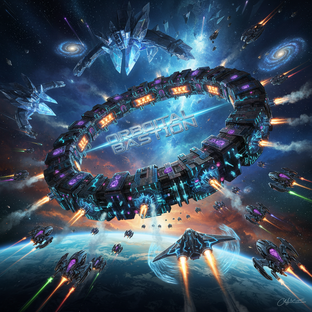 Orbital Bastion - Fixed Shooter Arcade by Jabali AI