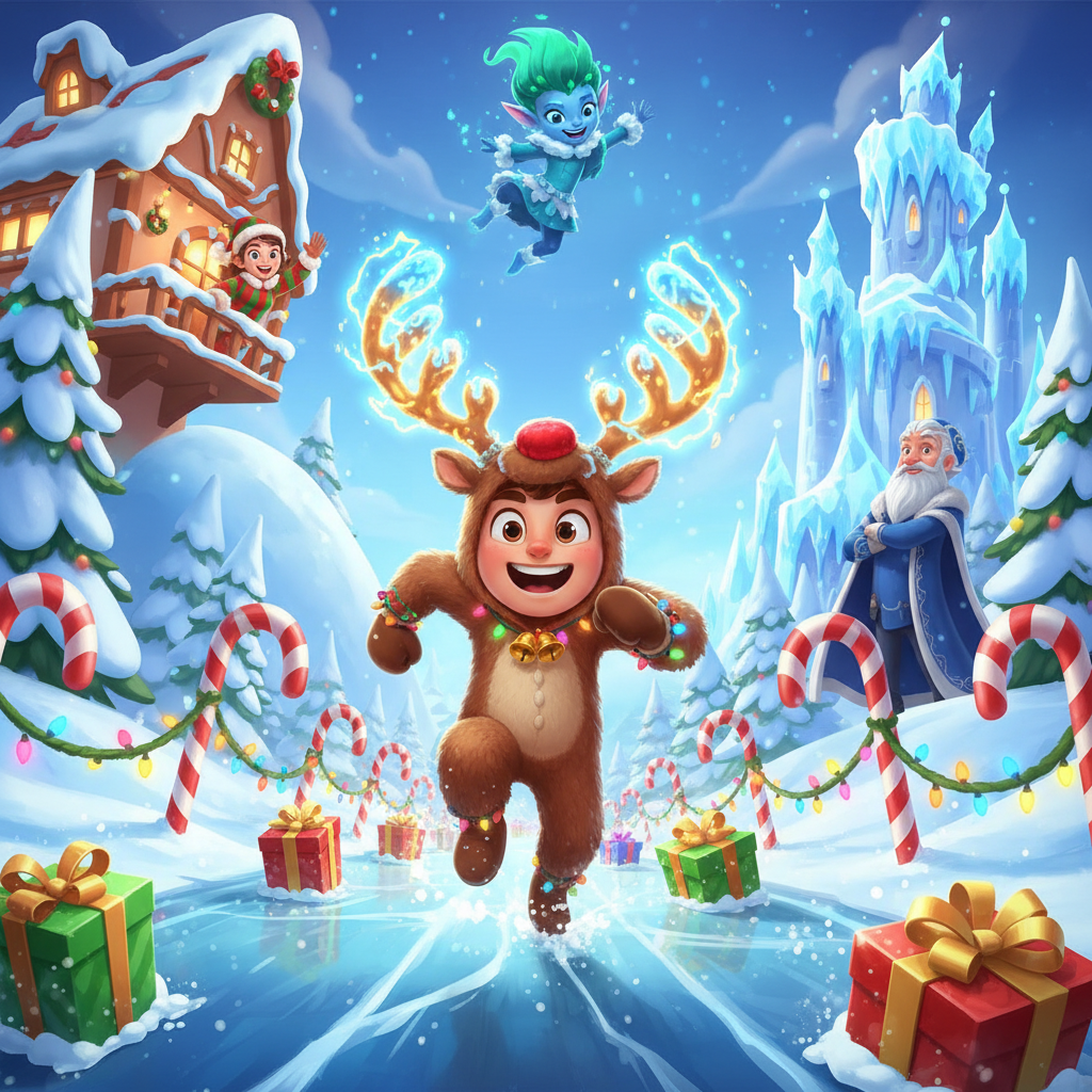 Frost Festival Dash - Adventure RPG by Jabali AI