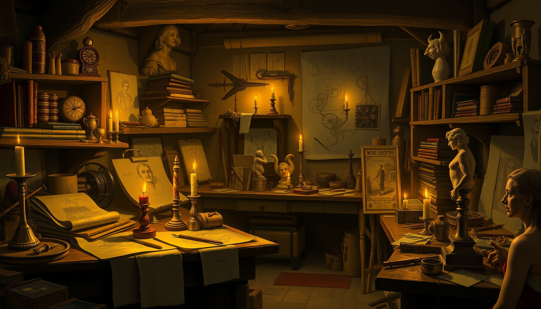 Leonardo da Vinci - Character Life Simulation by Jabali AI