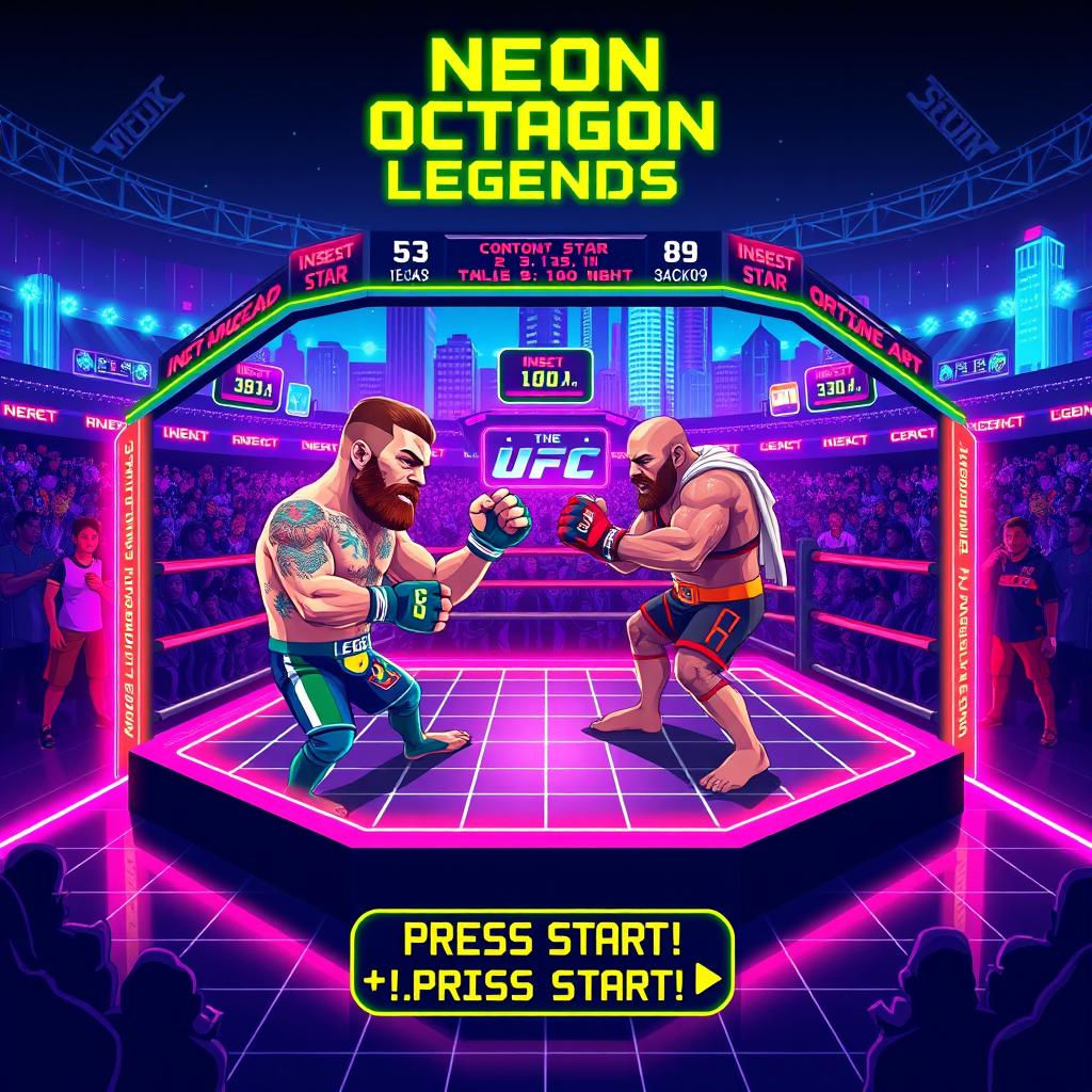 Neon Octagon Legends - Maze Shooter Arcade by Jabali AI