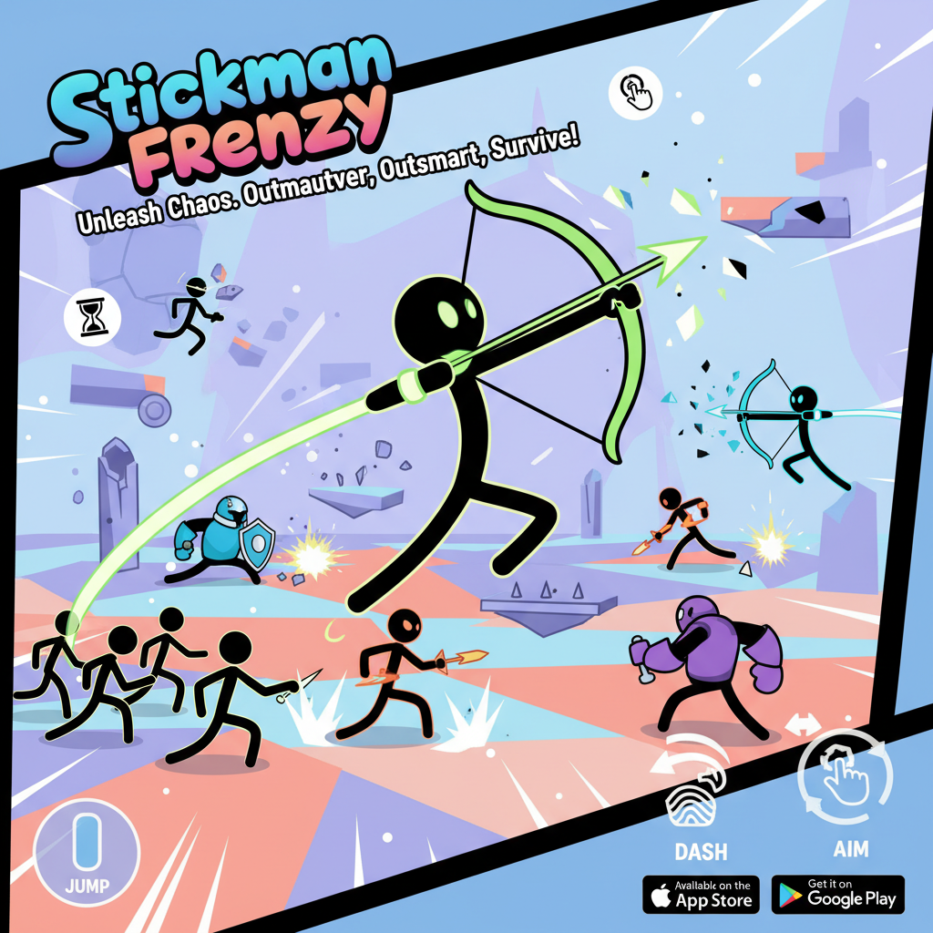 Stickman Frenzy - Maze Shooter Arcade by Jabali AI