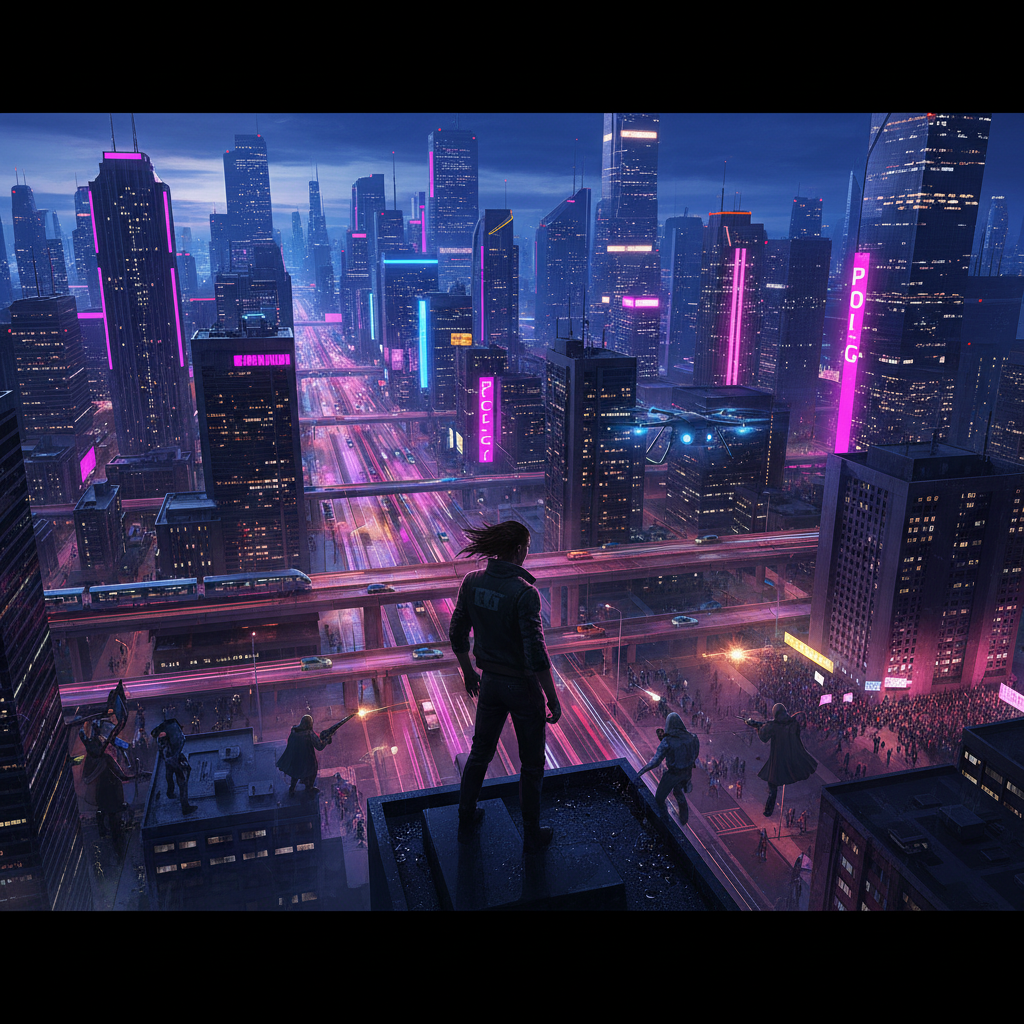 Neon City Reign - 3D Open World by Jabali AI