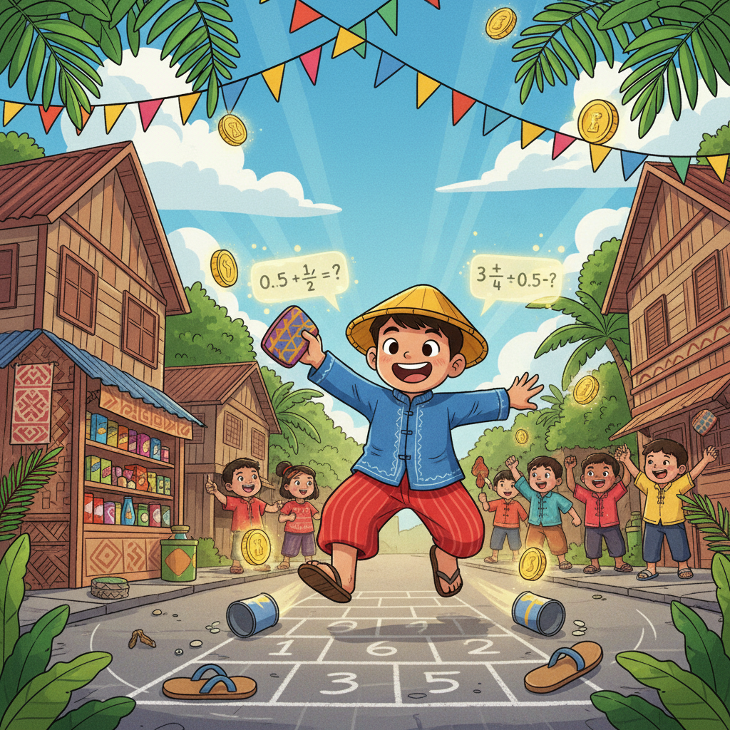 Piko Math Quest - Crossing Arcade by Jabali AI