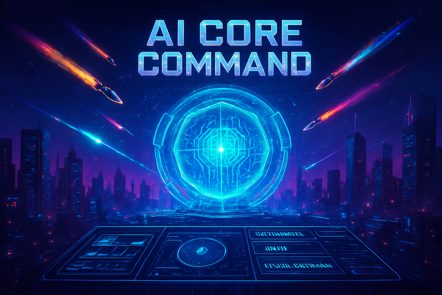 AI Core Command - Strategic Defense Arcade by Jabali AI