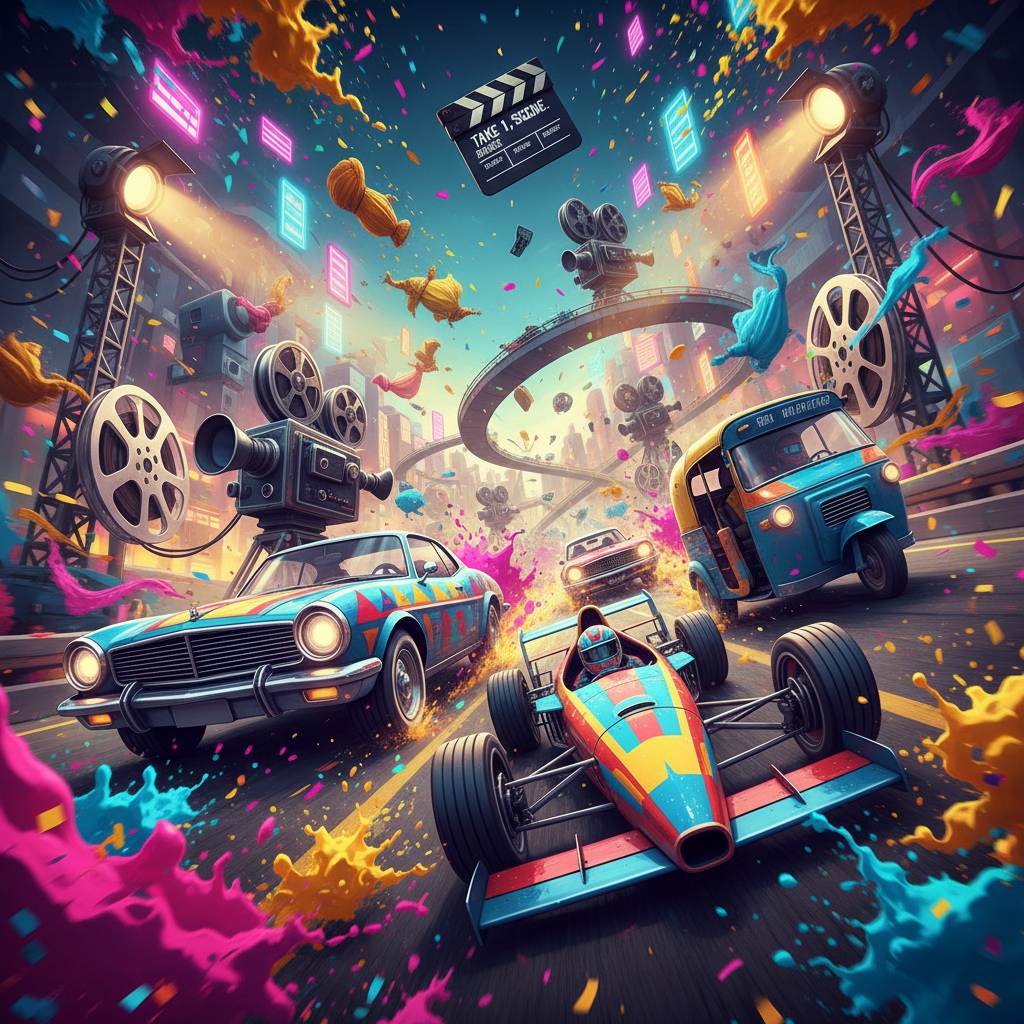 Bollywood Blockbuster Racers - 3D Racing by Jabali AI