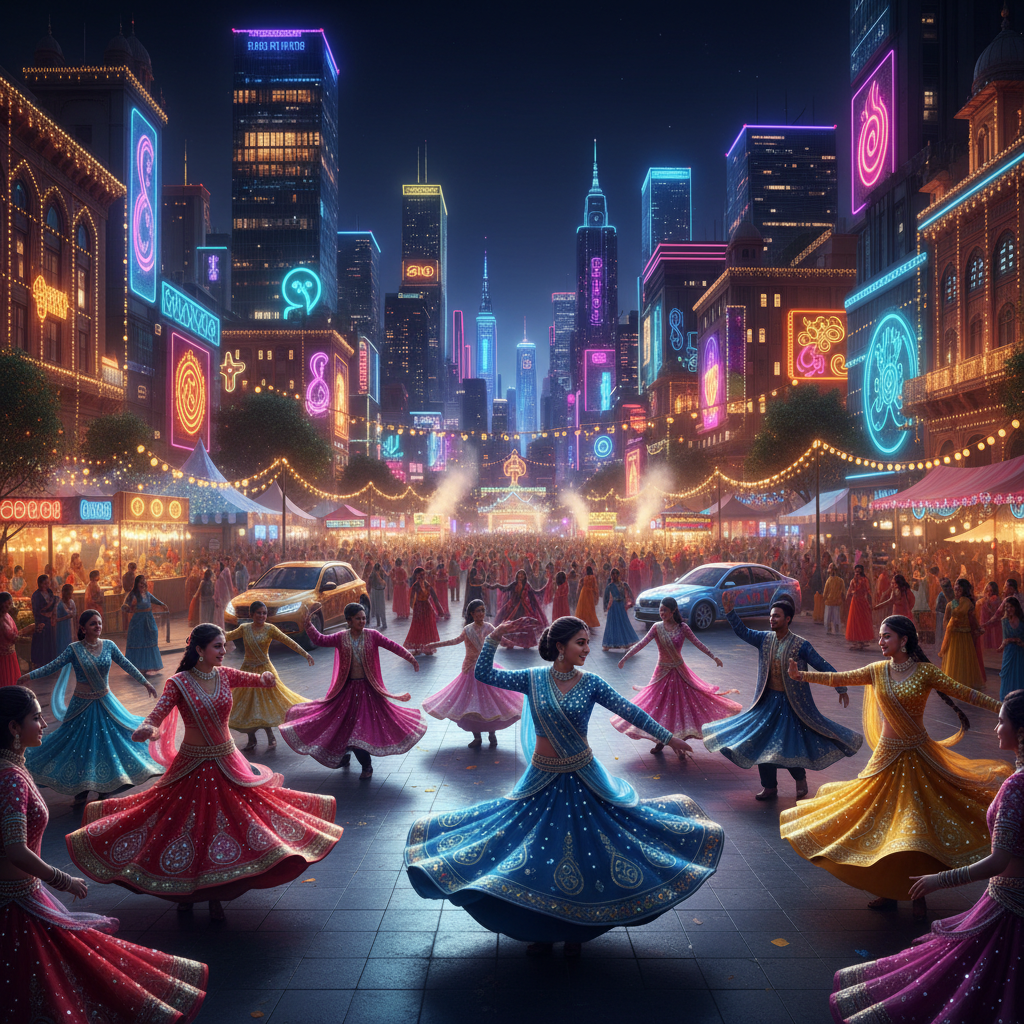 Global Garba Nights - 3D Open World by Jabali AI