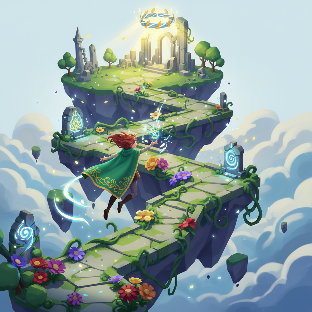 Skybound Crown - Rhythm Platformer by Jabali AI