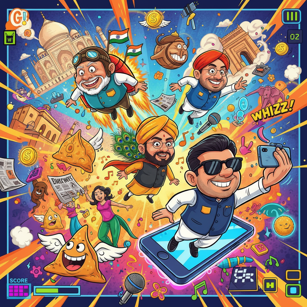 Modi Meme Mile - Endless Tapping by Jabali AI