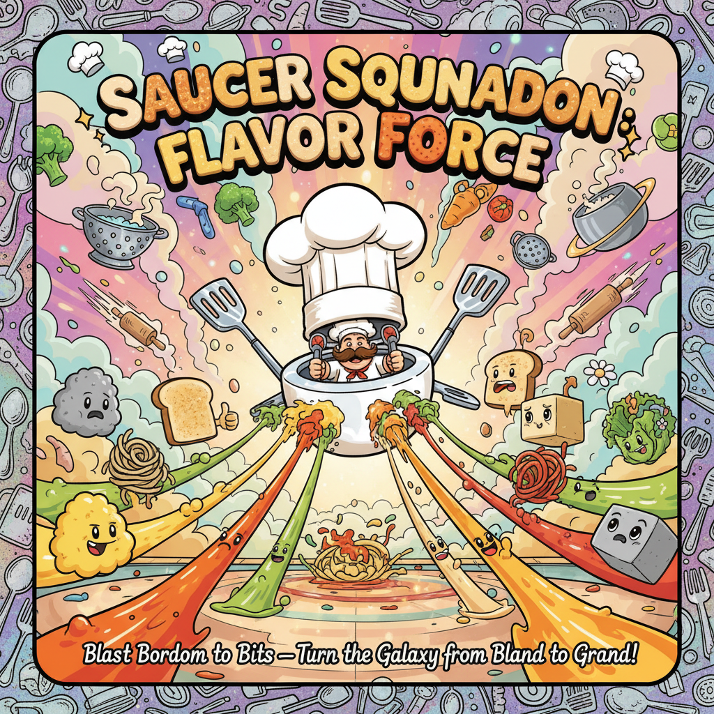 Saucer Squadron: Flavor Force - Fixed Shooter Arcade by Jabali AI
