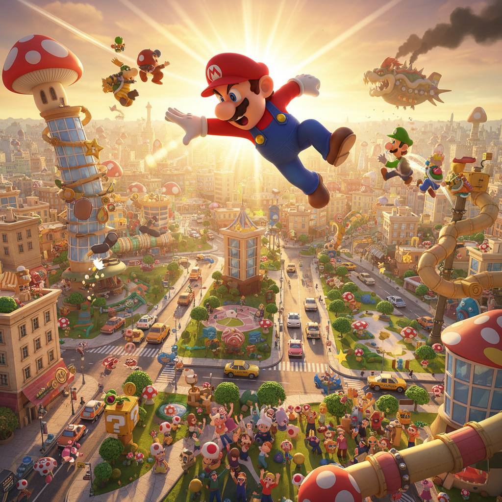 Super Mario City Rush - 3D Open World by Jabali AI