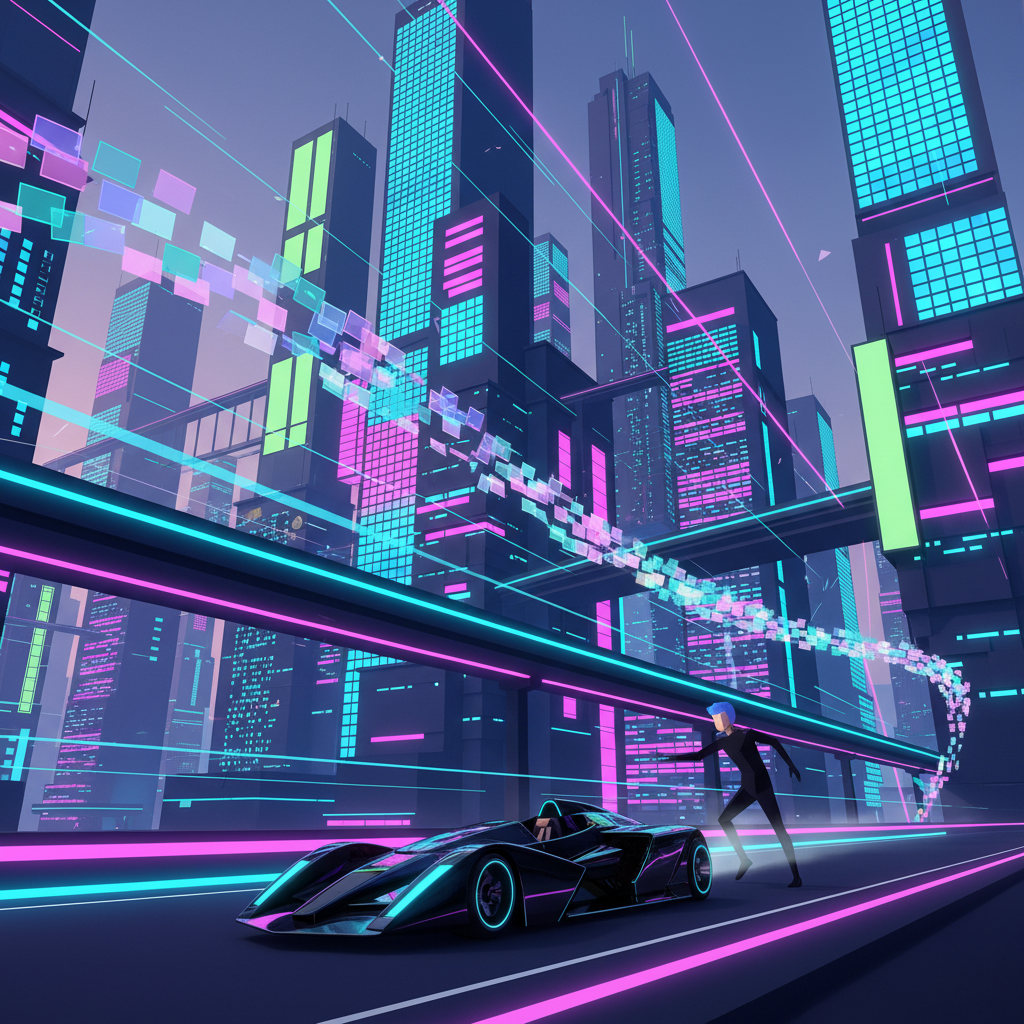 Pixel City Drift - 3D Open World by Jabali AI