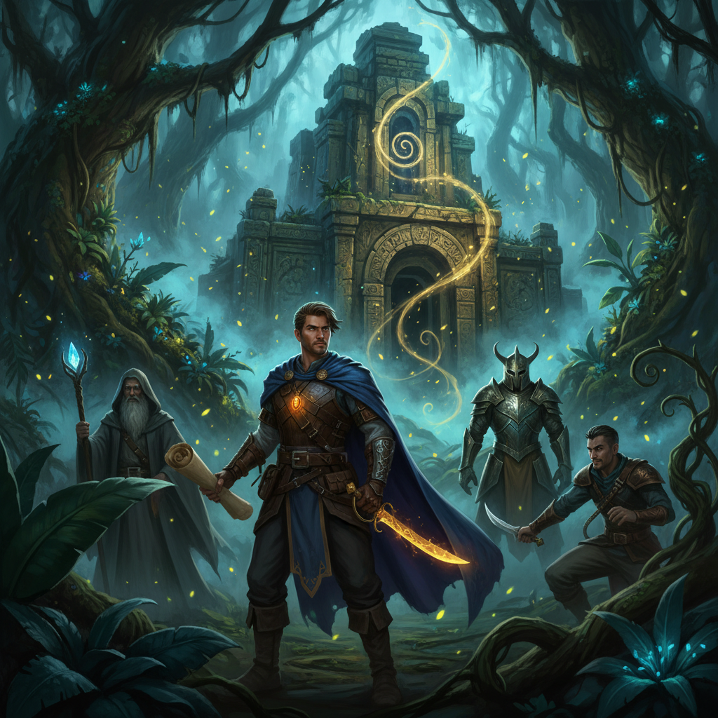 Temple of Mystic Secrets - Adventure RPG by Jabali AI