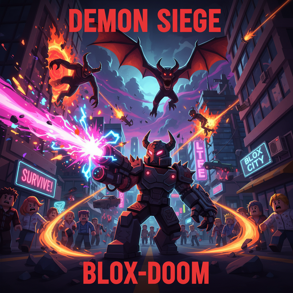 Demon Rampage: Roblox City - 3D Open World by Jabali AI