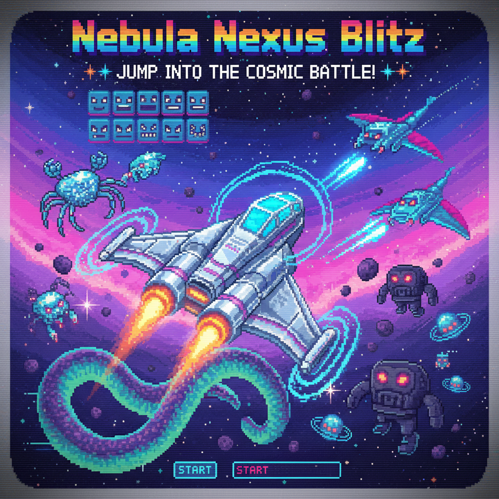 Nebula Nexus Blitz - Fixed Shooter Arcade by Jabali AI