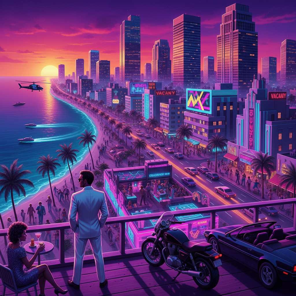 Neon Vice - 3D Open World by Jabali AI