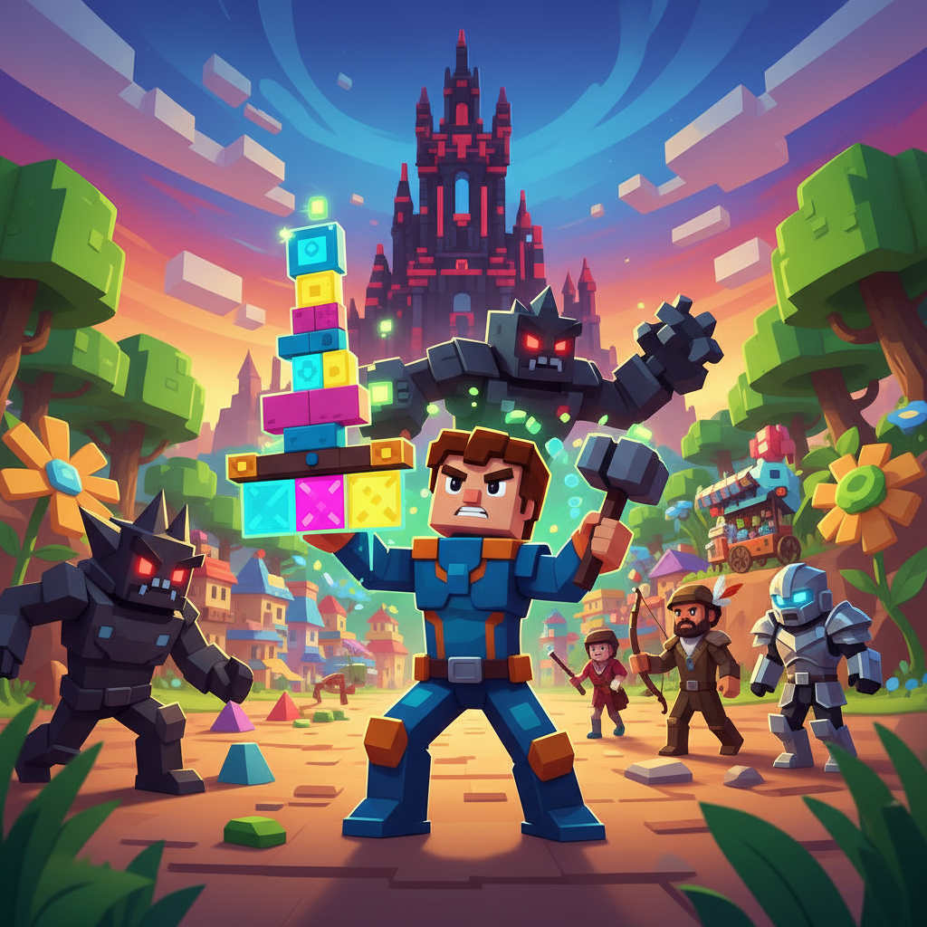 Blockbound: Survival Builder - Adventure RPG by Jabali AI