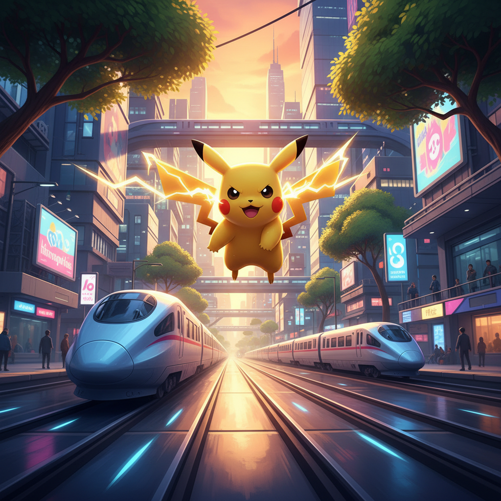 Pikachu City Run - 3D Open World by Jabali AI